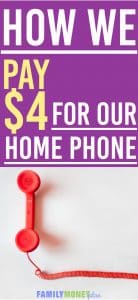 How We Cut Our Home Phone Down to $4 a Month